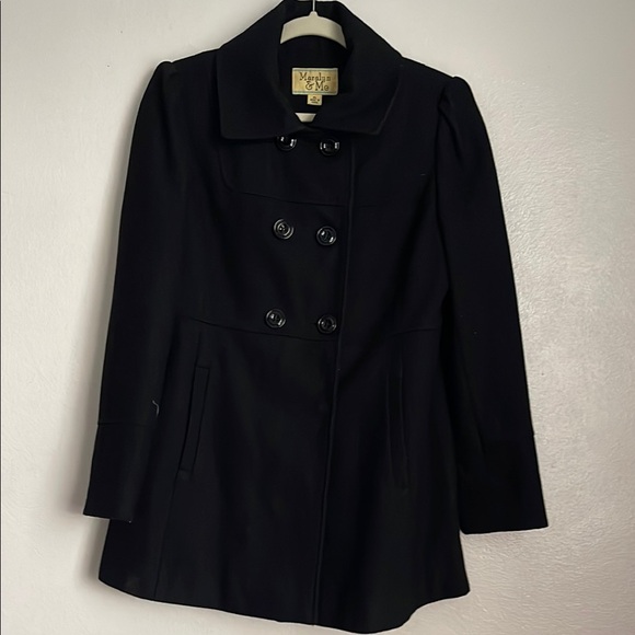 Maralyn & Me | Jackets & Coats | Maralyn Me Black Pea Coat Timeless ...